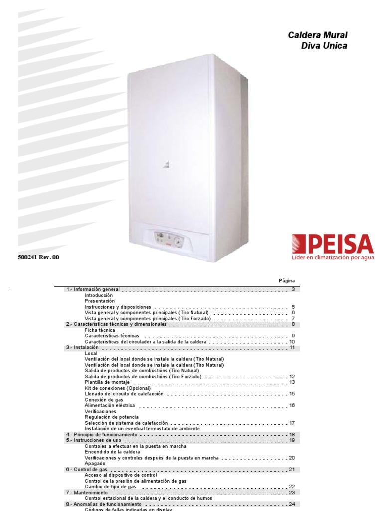 Caldera PEISA Mural Diva Unica | PDF | Caldera | Ingeniería Química