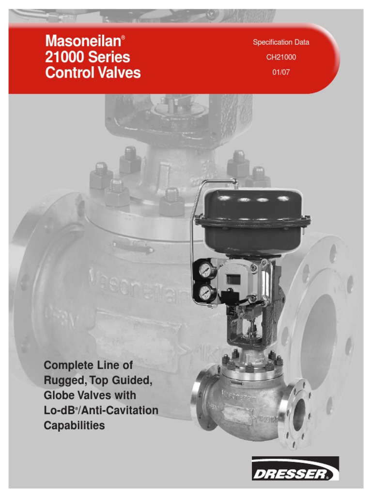 Masoneilan - 21000 | PDF | Valve | Equipment