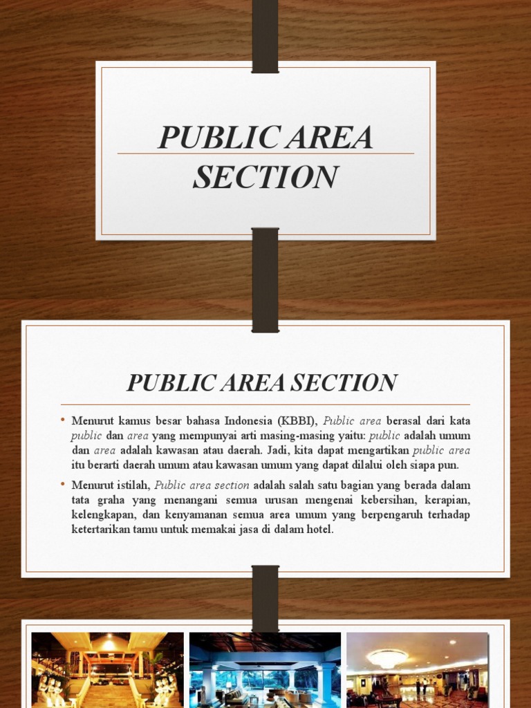 Public Area Section | PDF
