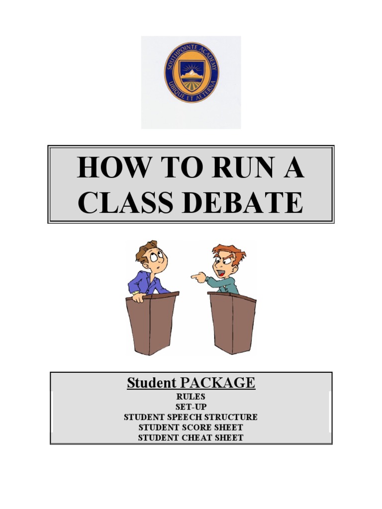 Class Debate Structure Guide | PDF | Argument | Public Sphere
