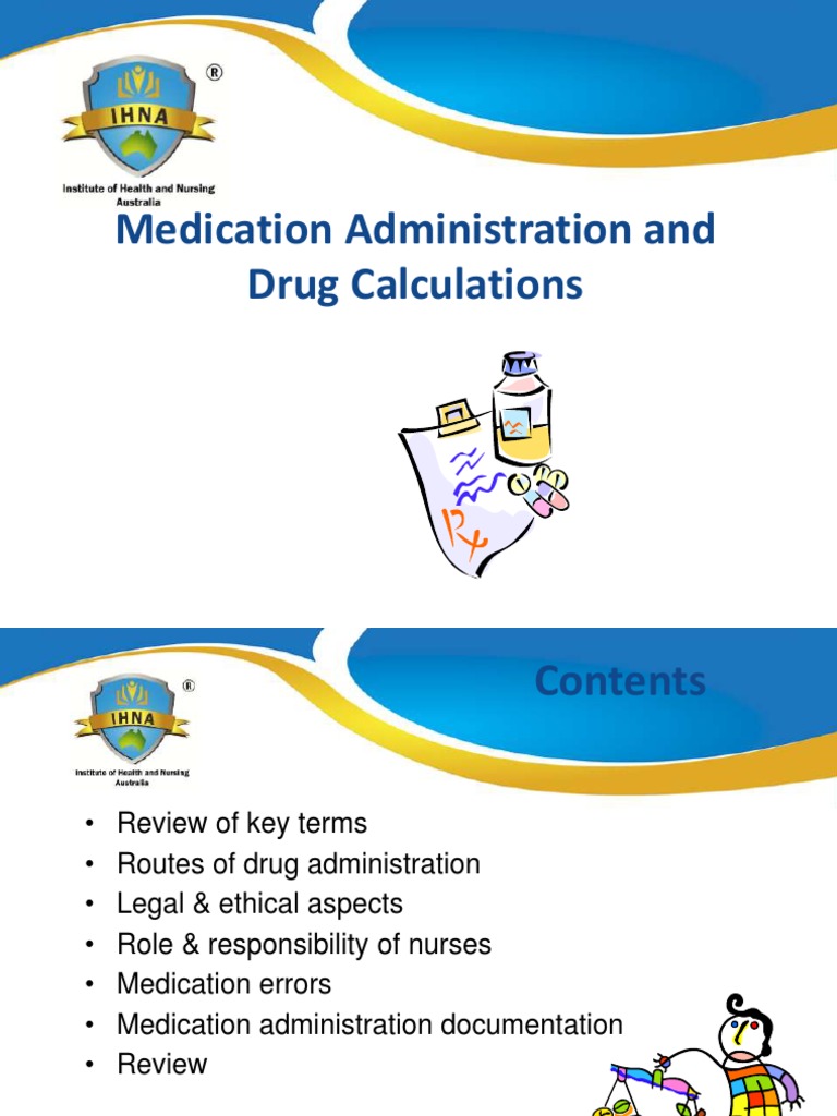 Medication Administration and Drug Calculations | PDF | Pharmacology ...