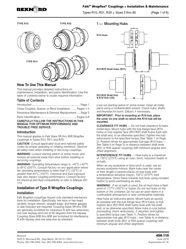 1 - Mounting Hubs: How To Use This Manual | PDF | Mechanical ...