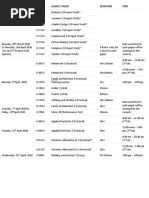 WASSCE ((SC)) 2025 TIMETABLE | PDF