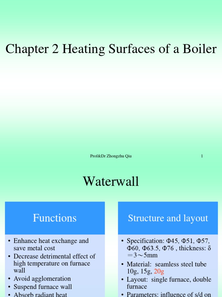 Boiler Heating Surface Guide | PDF | Heat Transfer | Boiler