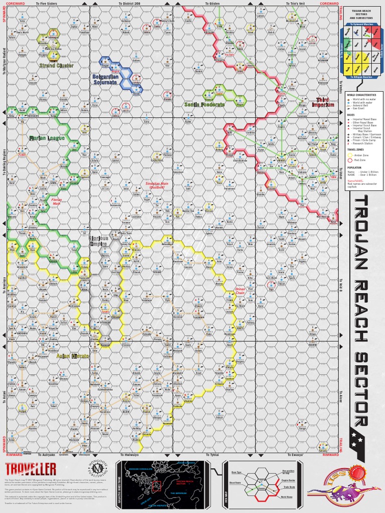 Poster Map of The Trojan Reach | PDF