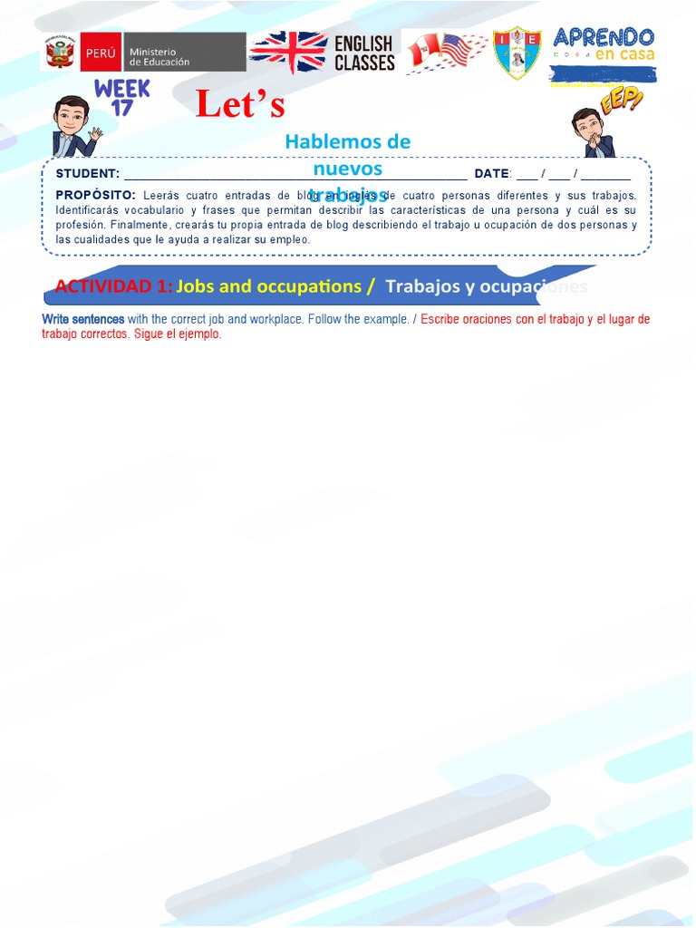 Let's Talk: Hablemos de Nuevos Trabajos | PDF | Business