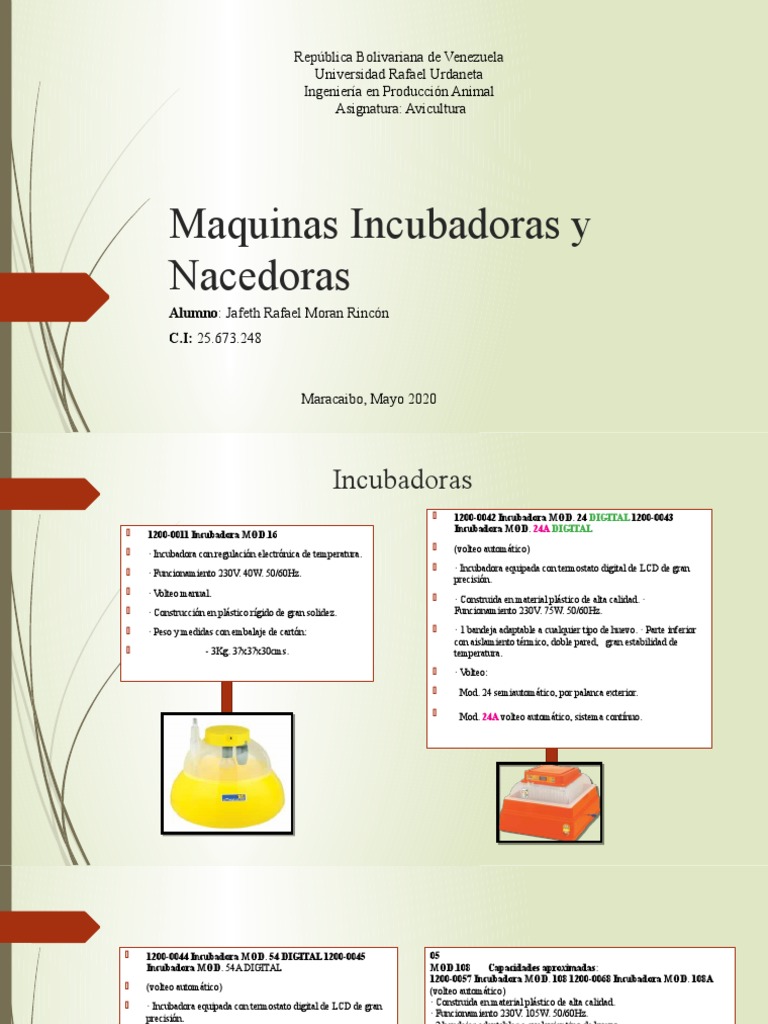 Partes y Modelos de Incubadoras | PDF | Unidad de cuidado intensivo ...