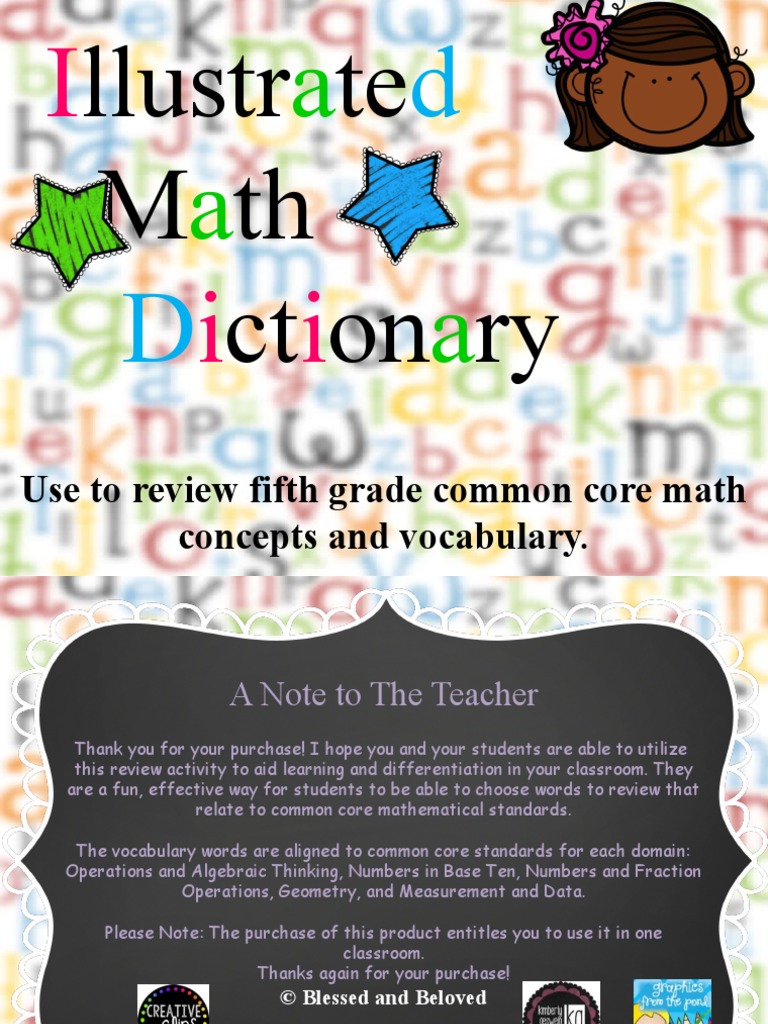 Activity-Illustrated Math Dictionary | PDF | Fraction (Mathematics ...