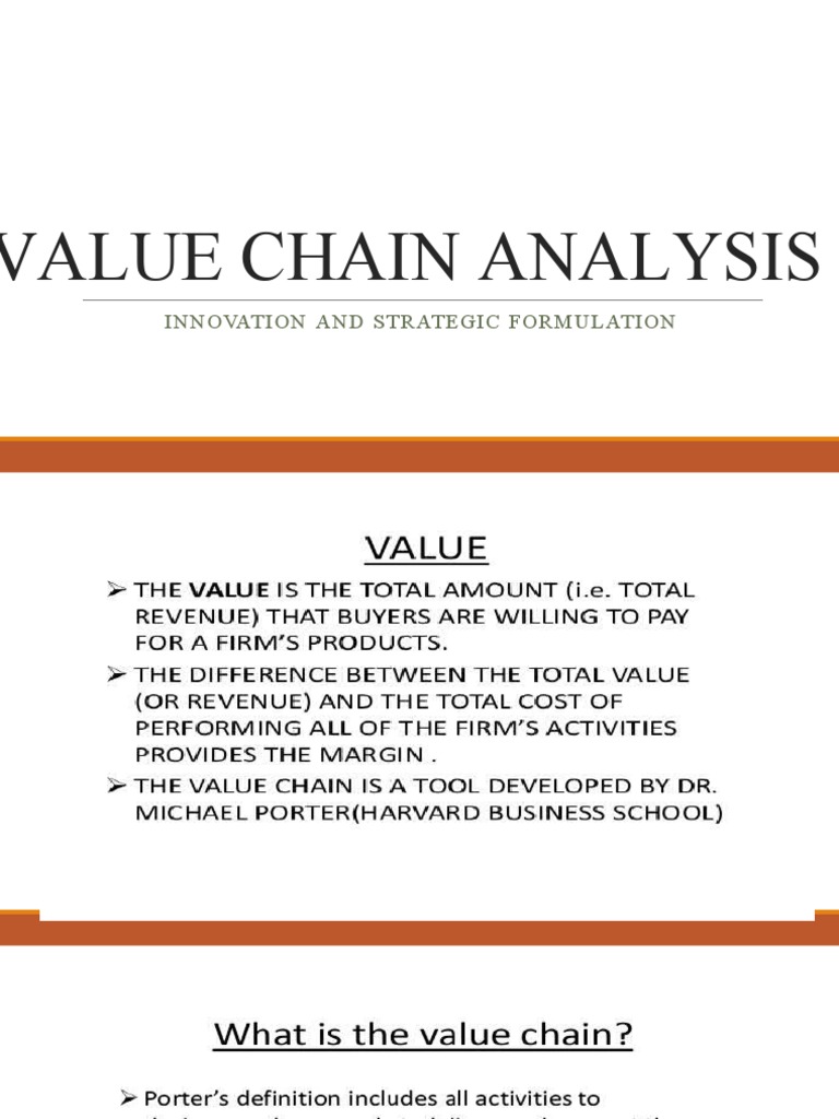 Value Chain | PDF