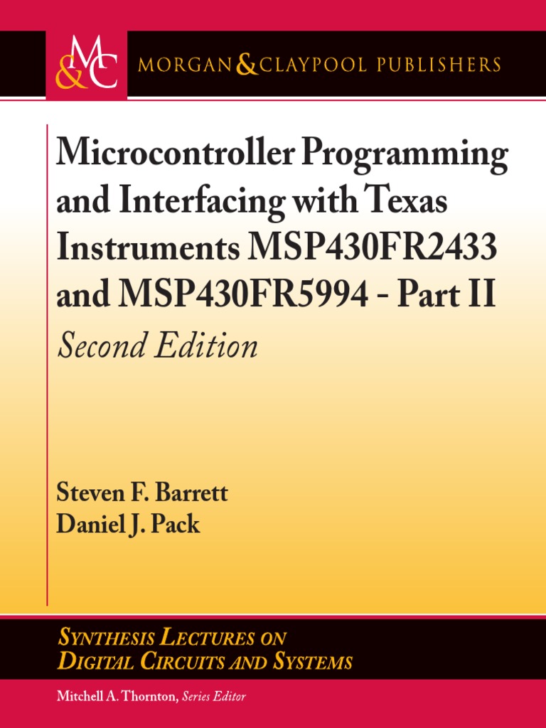 Microcontrollerprogramming Msp430fr2433andmsp430fr5994 Part2 PDF | PDF | Microcontroller ...