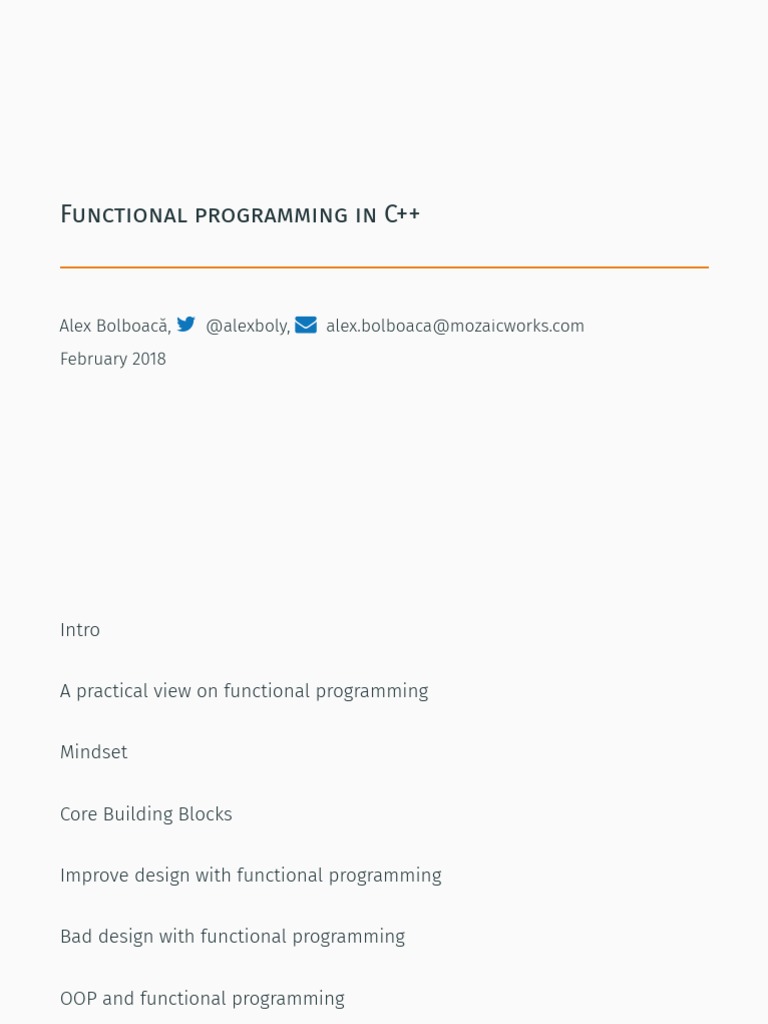 Alex Functional Programming | PDF | Anonymous Function | Category Theory