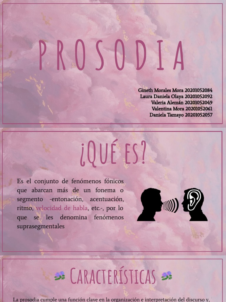 Explicación Prosodia | PDF