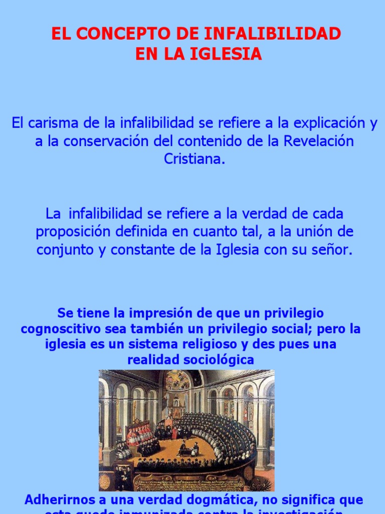 El Concepto de Infalibilidad | PDF | Dogma | Verdad