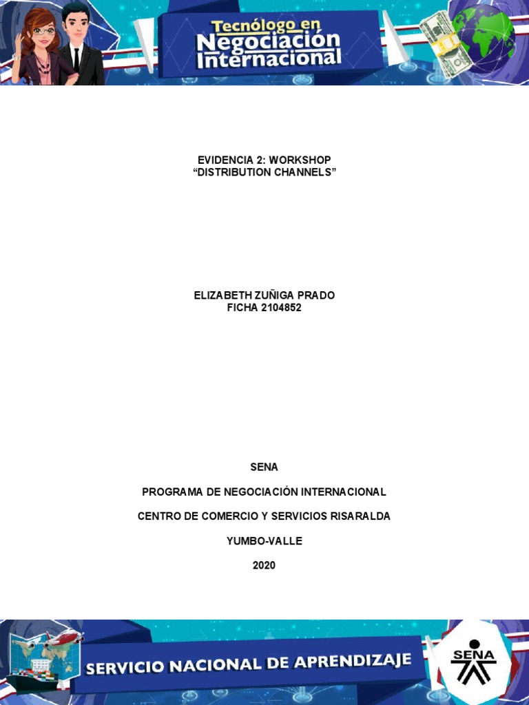 Evidencia 2 Workshop Distribution Channels | PDF | Idiomas