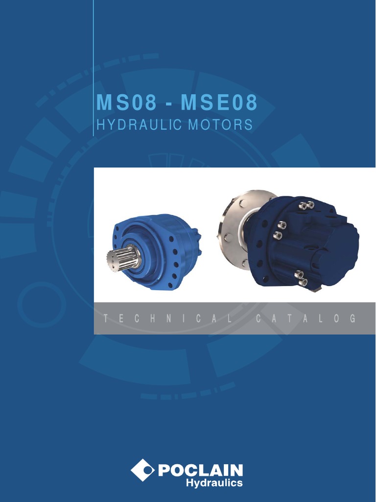 M S 0 8 - M S E 0 8: Hydraulic Motors | PDF | Brake | Machines