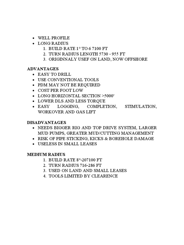 Well Profile | PDF | Oil Well | Drilling Rig