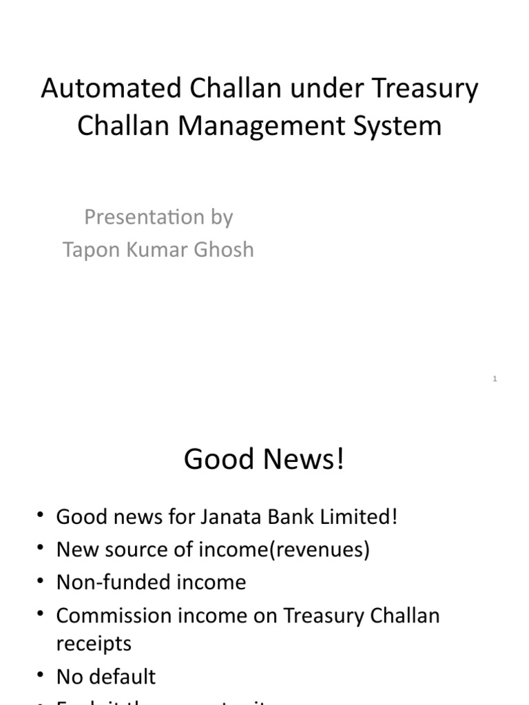 #Automated Challan Under TCMS | PDF | Cheque | Payments