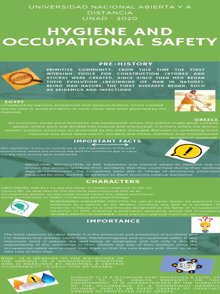 Infografía Higiene y Seguridad Laboral | PDF | Occupational Safety And ...
