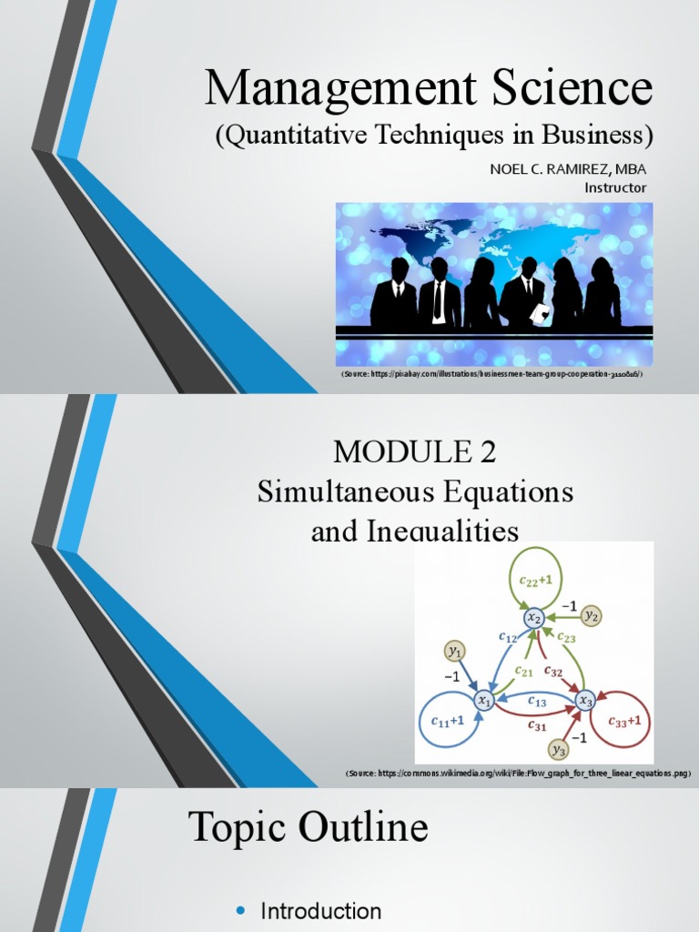 Management Science Chapter 2 | PDF | Inequality (Mathematics) | Equations