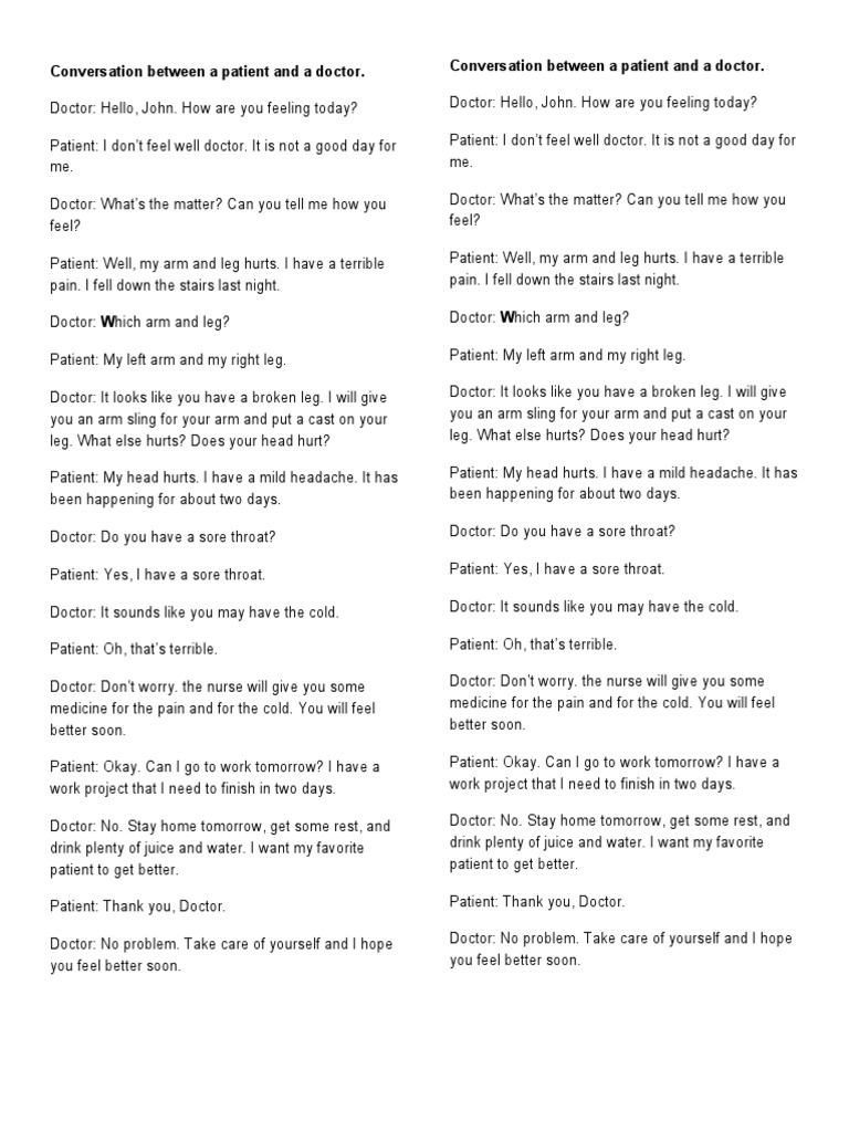 Patient and Doctor | PDF | Patient | Health Sciences