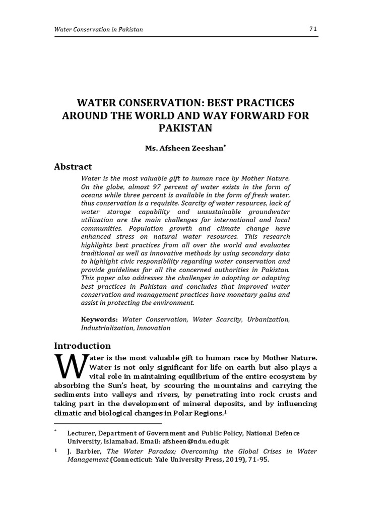 5 Water Conservation PDF | PDF | Water Scarcity | Fresh Water