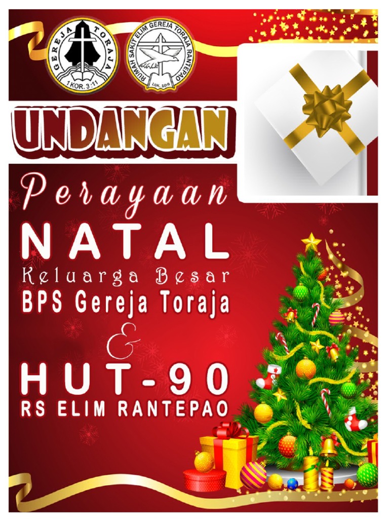 Undangan Natal Siap Print | PDF