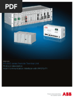 RTU Catalogue - 4CAE001329 EN - A4 - Web | PDF | Power Supply | Electrical Substation