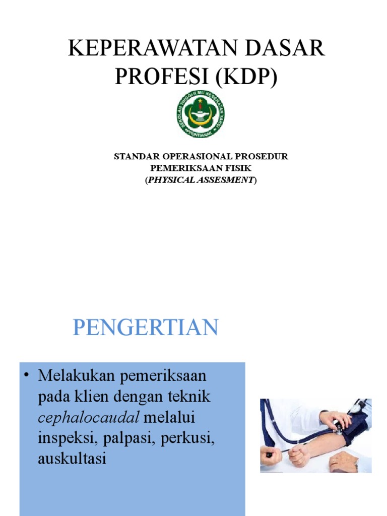 Keperawatan Dasar Profesi (KDP) Dayan (Sop) | PDF