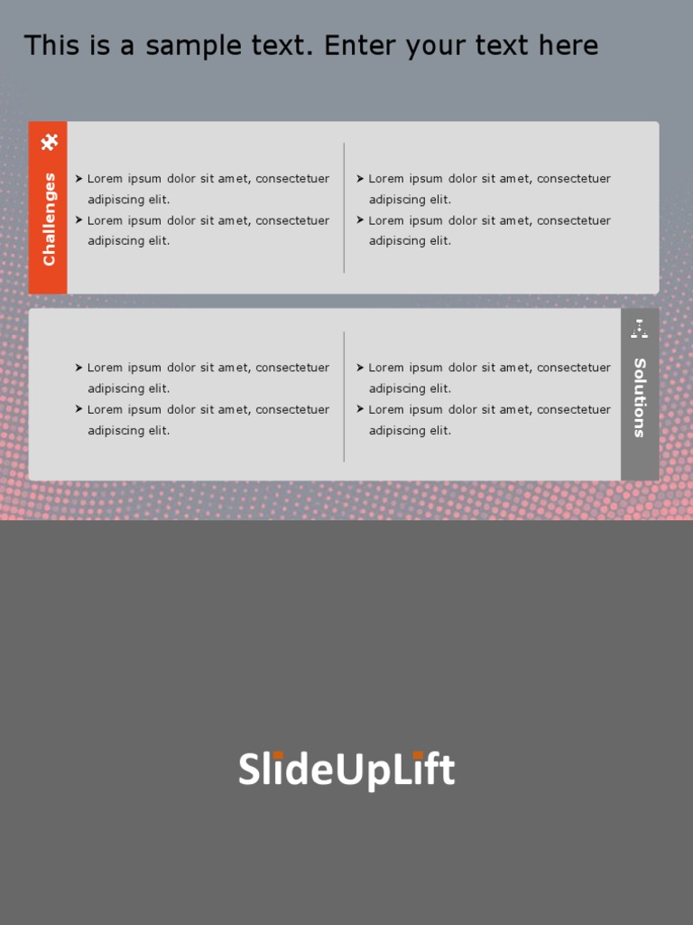 Challenge Solution PowerPoint Template 40-4x3 | PDF