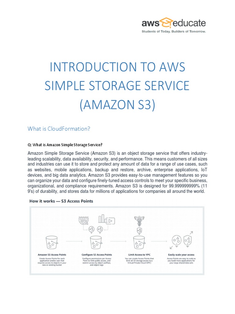 Introduction To Aws Simple Storage Service (Amazon S3) : What Is ...