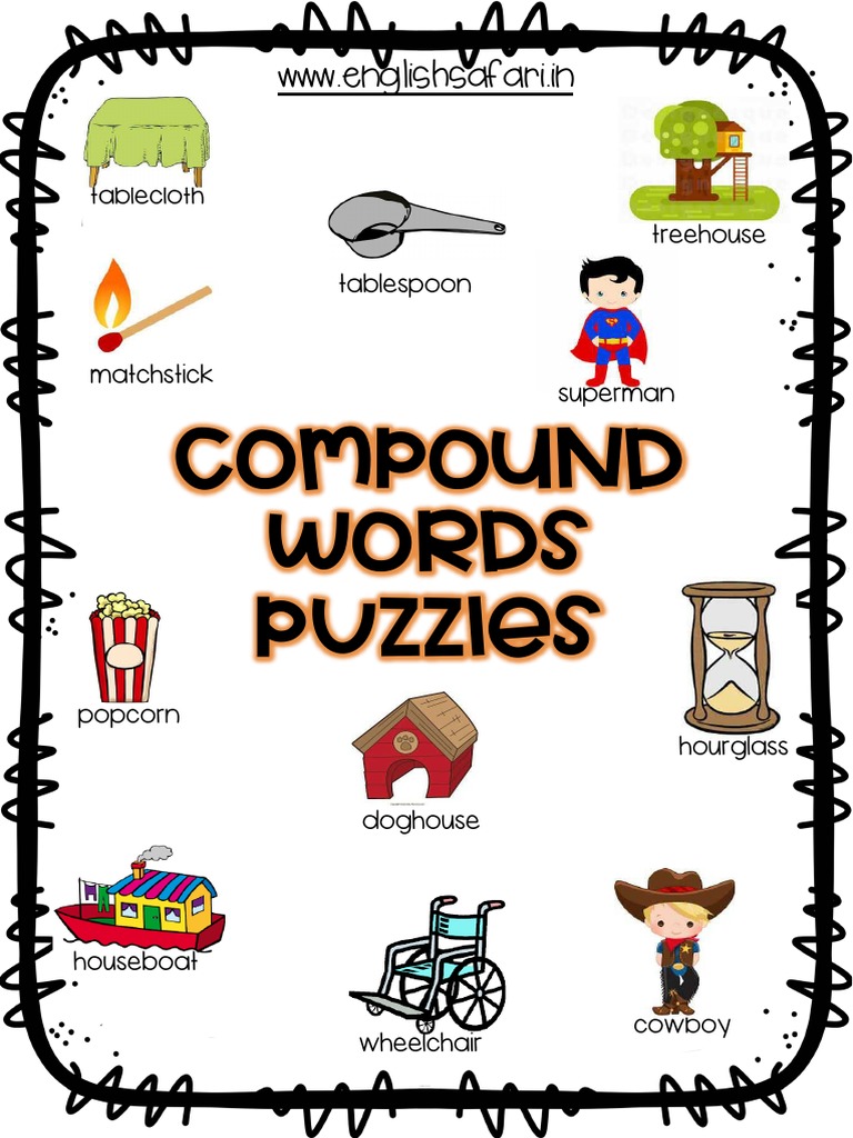 Compound Words Puzzles: WWW - Englishsafari.in | PDF