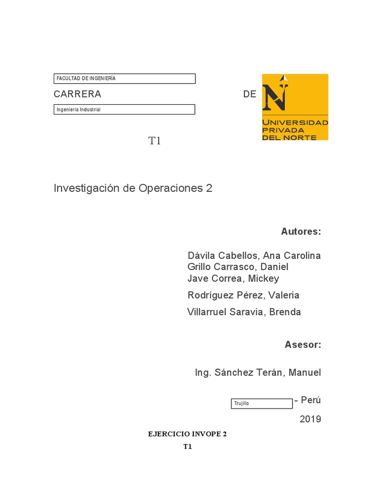 Ejercicio Invope 2 | Descargar gratis PDF | Cocina | Productos animales