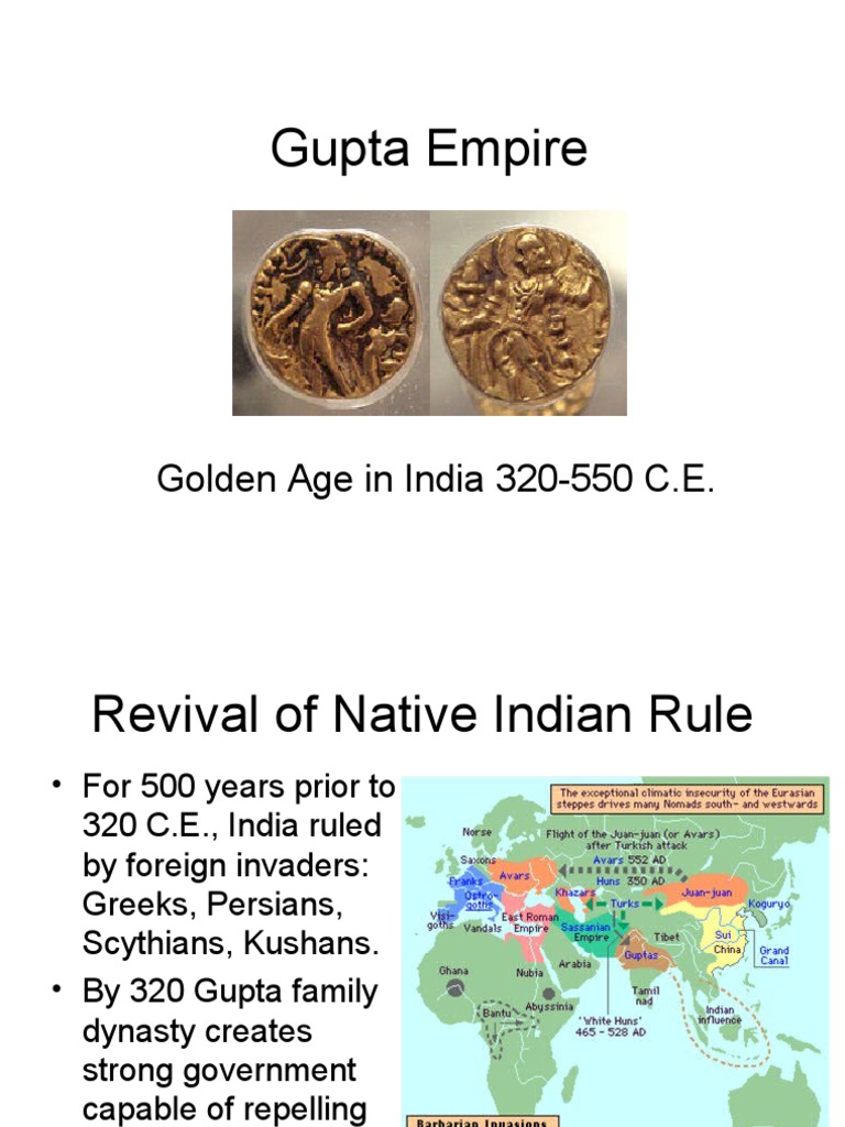 Gupta Empire: Golden Age in India 320-550 C.E | PDF | Sikhism ...