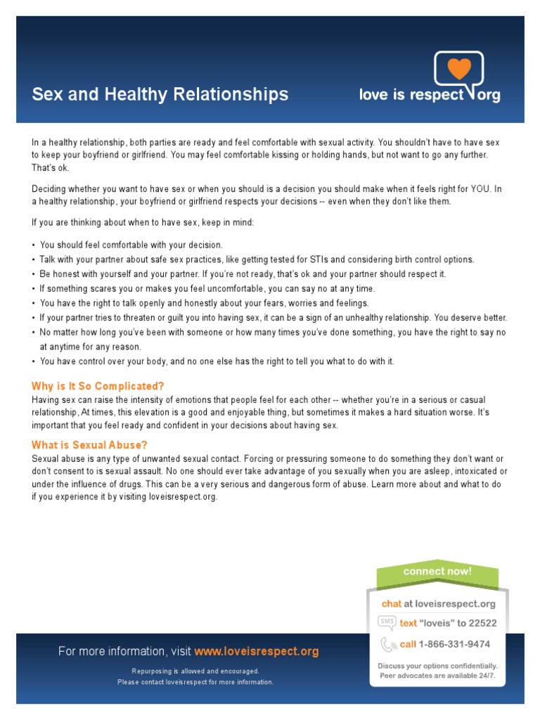 Teens & Healthy Relationship Choices | PDF | Self-Improvement | Wellness