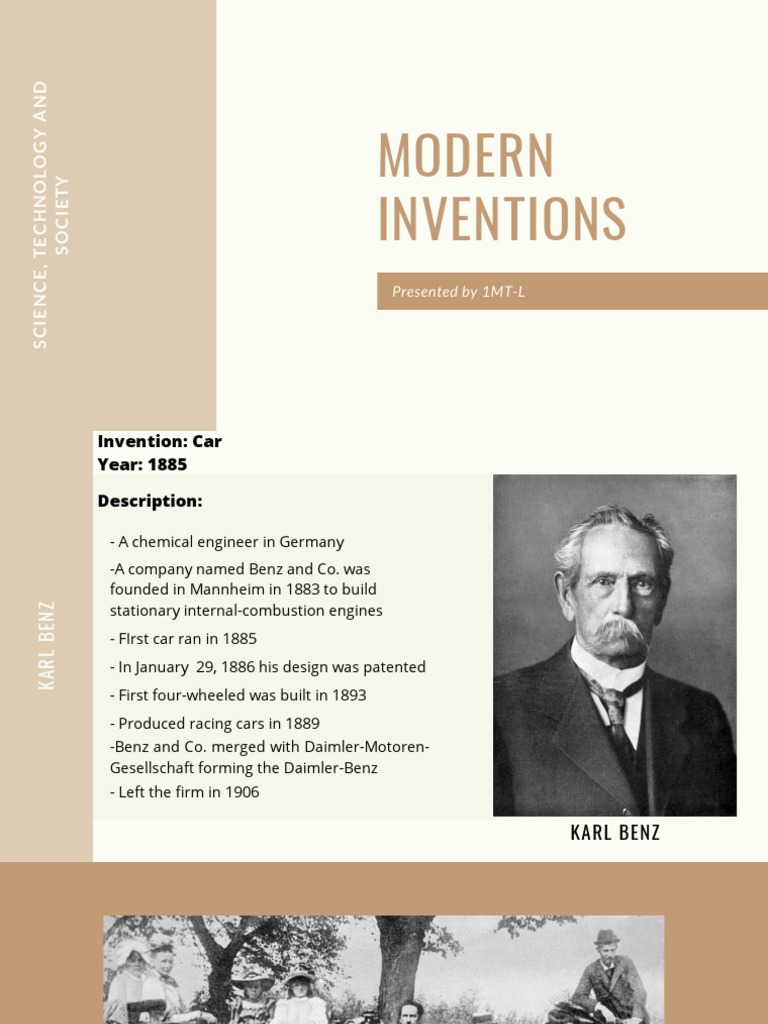Modern Inventions: Presented by 1MT-L | PDF | Wright Brothers | Smartphone