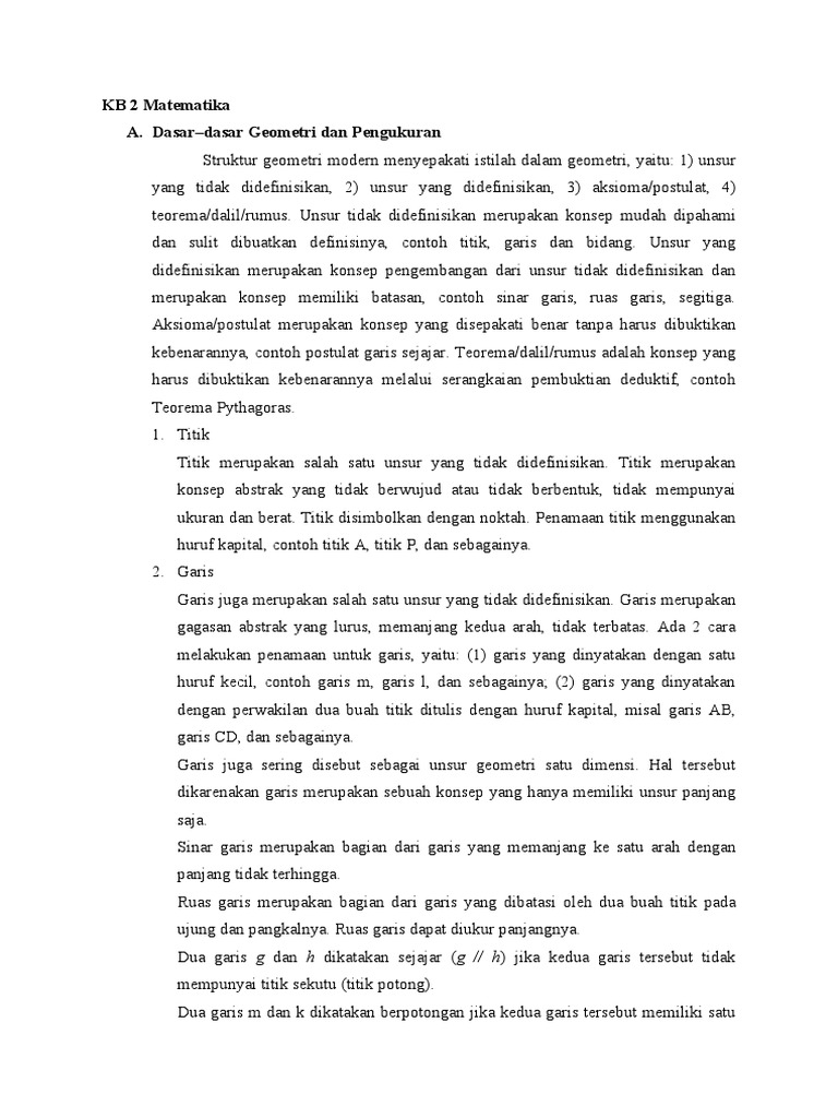 Ringkasan KB 2 | PDF | Metode & Bahan Ajar | Griya & Taman