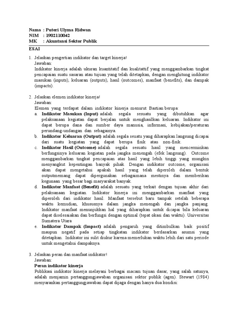 Tugas Esai Buku Indra Bastian | PDF