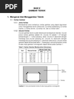 Contoh Gambar 2D AutoCAD | PDF