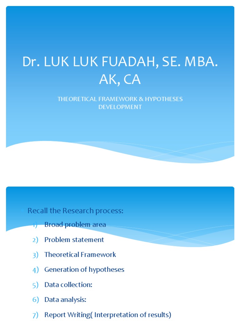 Theoretical Framework & Variables | PDF | Hypothesis | Conceptual Model