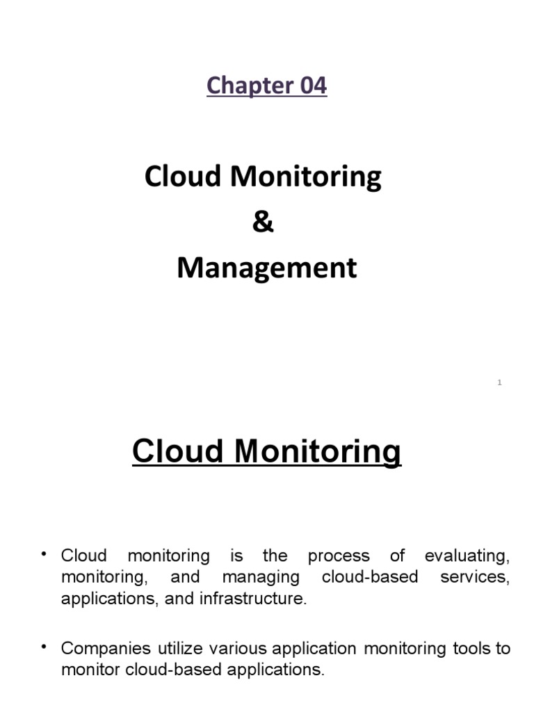 CC Chap 04 | PDF | Service Level Agreement | Cloud Computing
