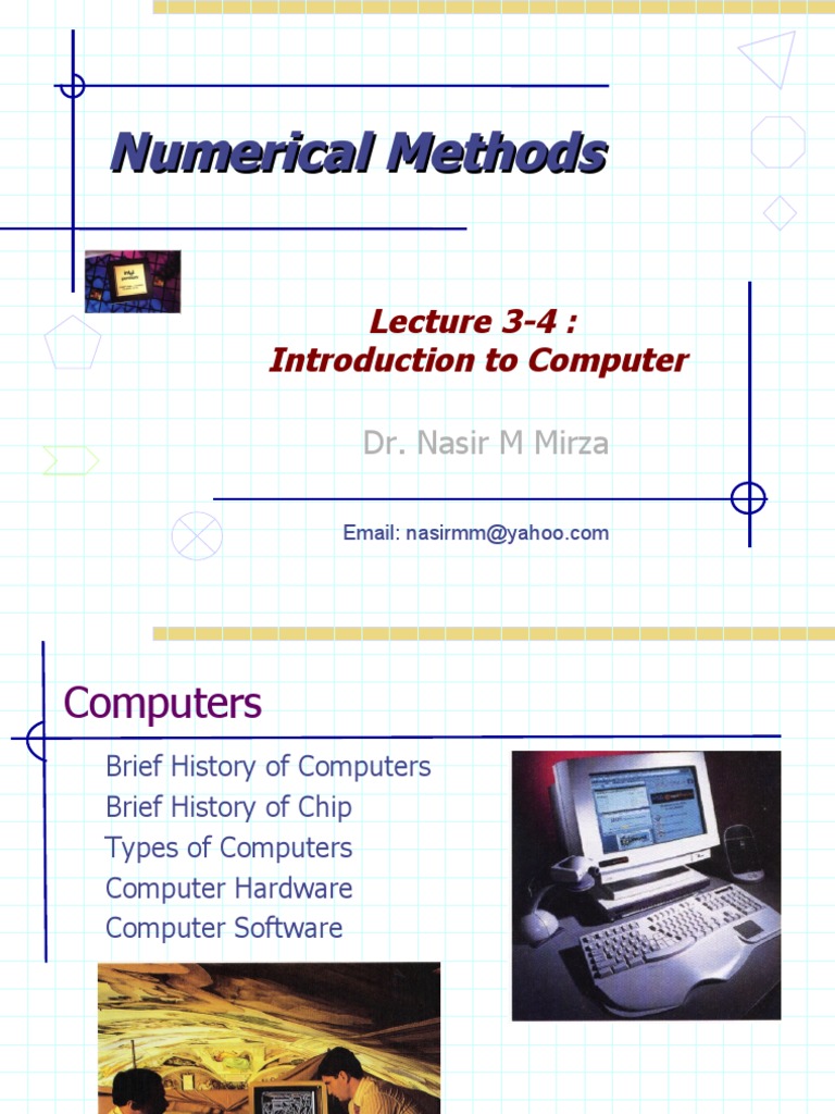 Lec 3-4 Intro To Computers | PDF | Computer Data Storage | Operating System Lec 3-4 Intro To Computers | PDF | Computer Data Storage | Operating System