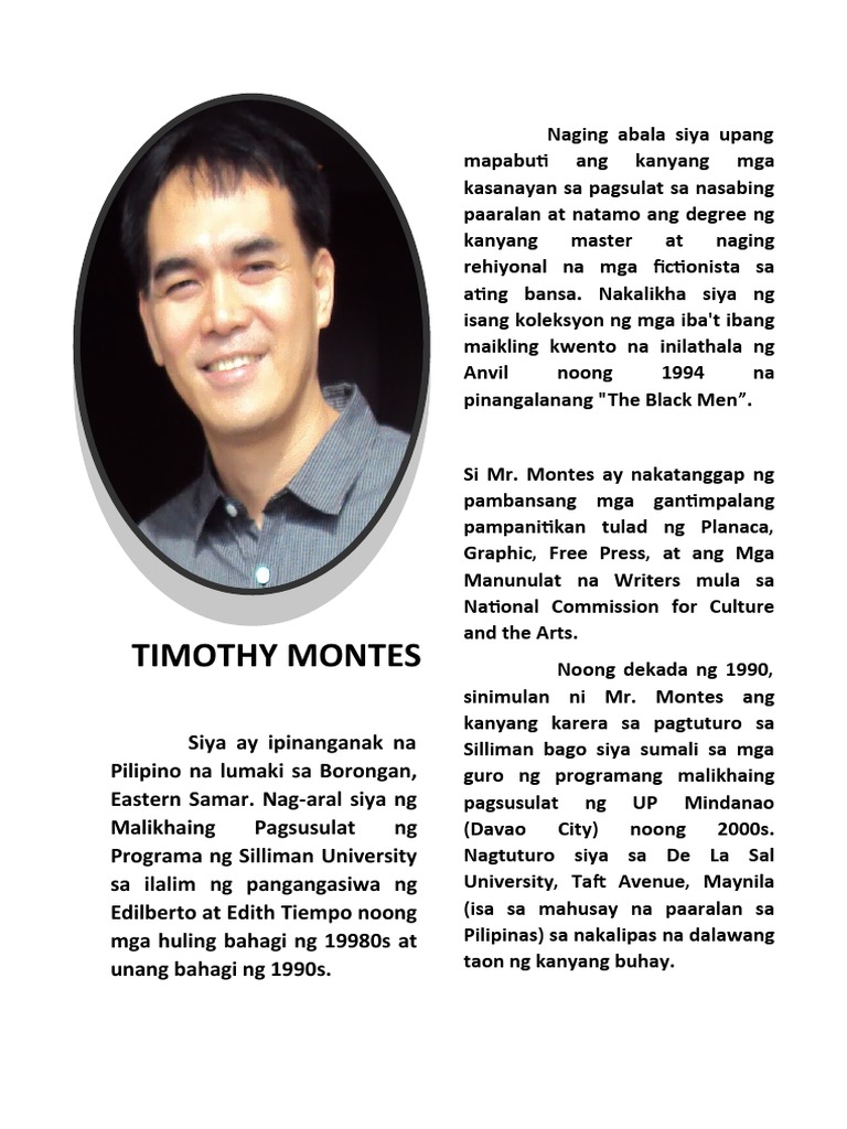 Mga Manunulat Sa Rehiyon 8 | PDF