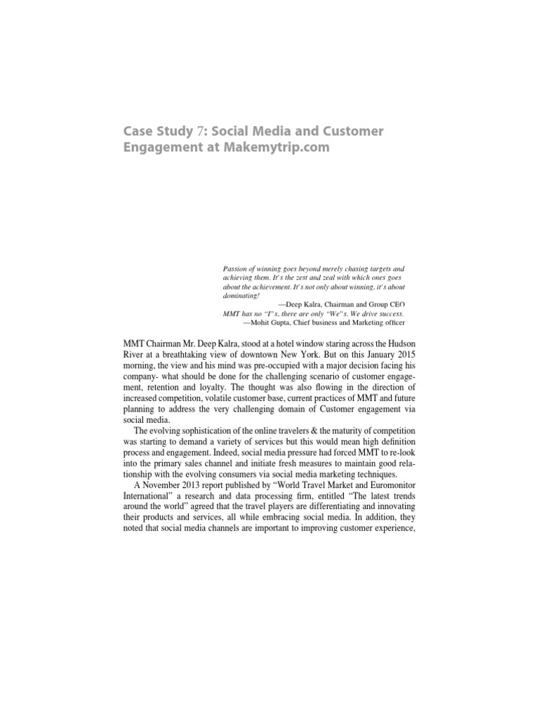 Case Study Social Media | PDF | Loyalty Program | Social Media