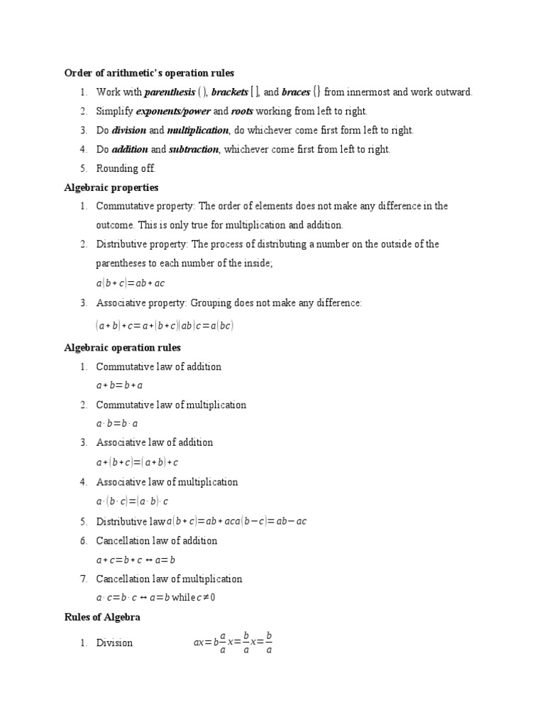 Rules of Differentiation and Integration | PDF | Sine | Fraction ...