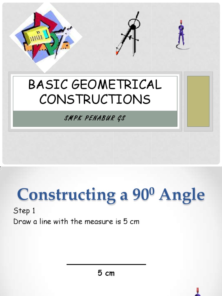 Basic Geometrical Constructions | PDF | Angle | Elementary Geometry