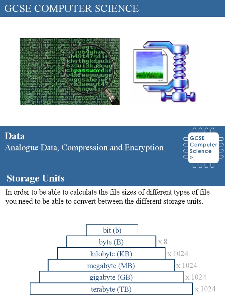 Analogue Data, Compression and Encryption | PDF | Data Compression ...