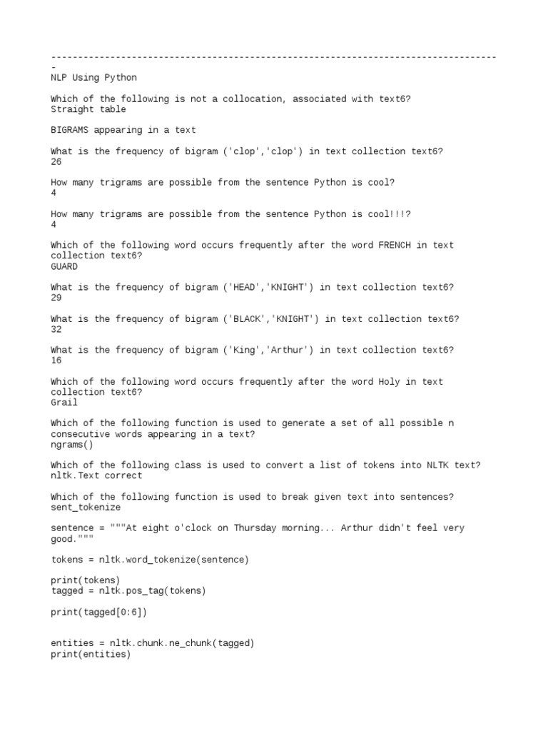 NLP Using Python | PDF | Linguistics | Semiotics