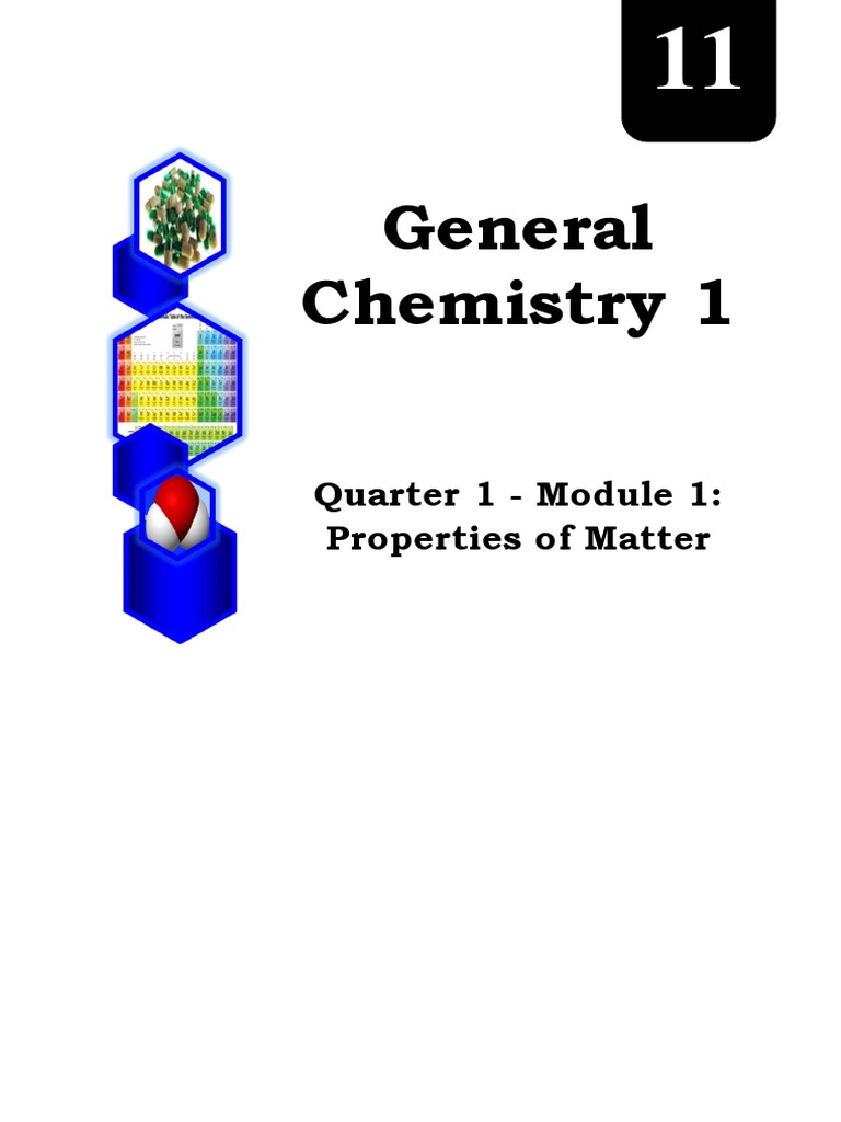 GENERAL CHEMISTRY - Q1 - Mod1 - Properties of Matter PDF | PDF ...