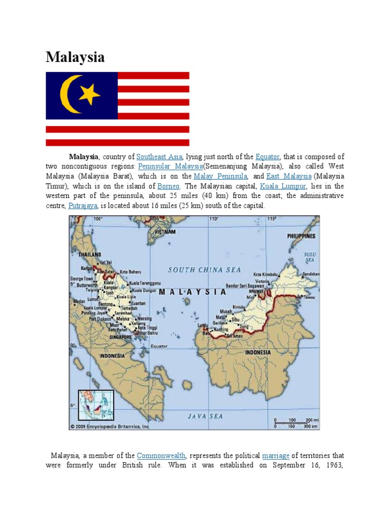 Malaysia: Southeast Asia Equator Peninsular Malaysia Malay Peninsula ...