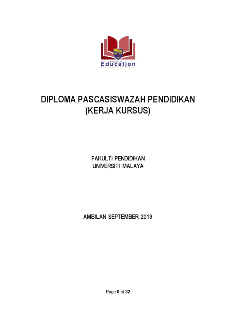 (Booklet) DIPLOMA PASCASISWAZAH PENDIDIKAN | PDF